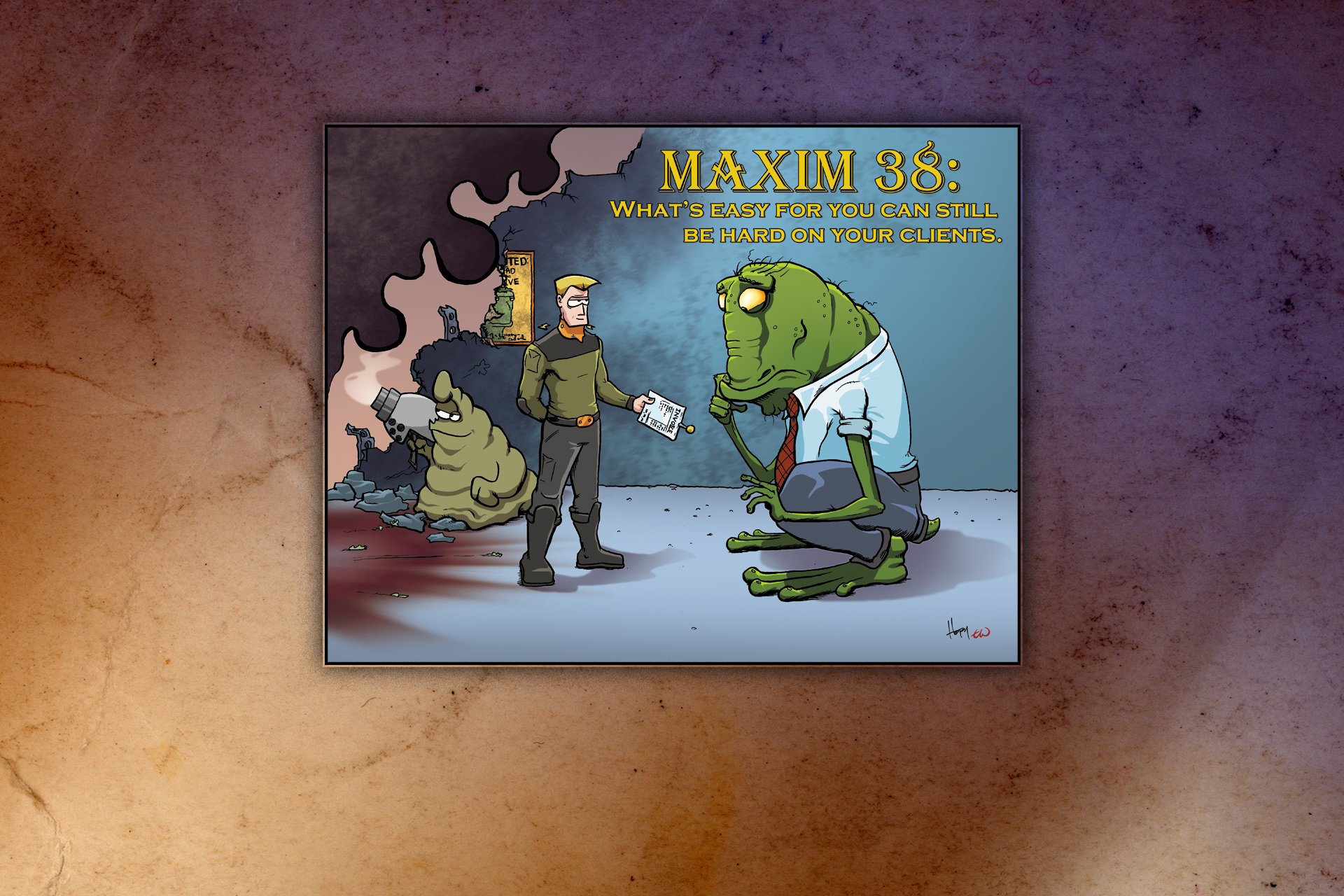 Schlock Mercenary - 2015 Calendar Wallpapers