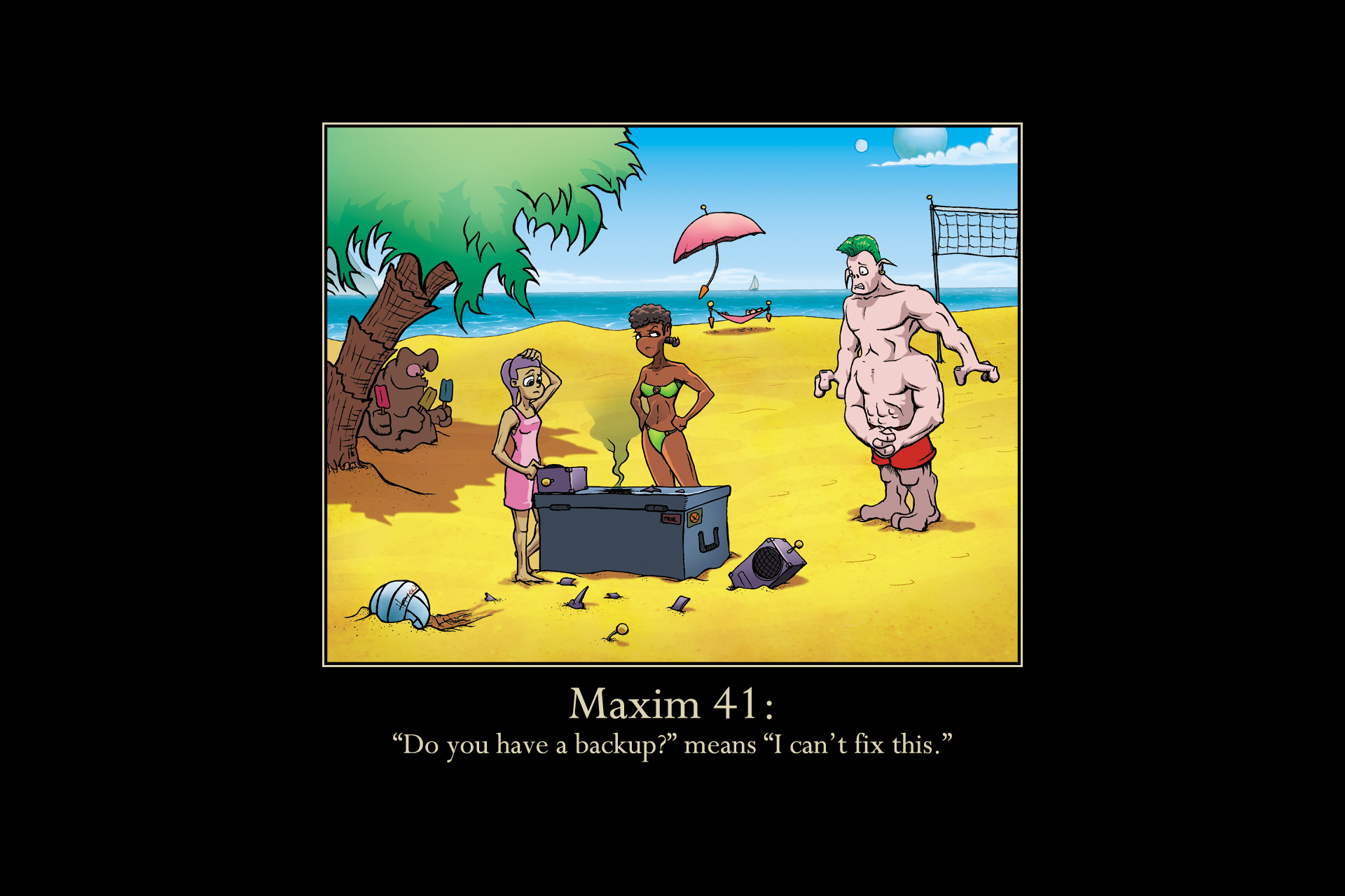 Schlock Mercenary - 2015 Calendar Wallpapers