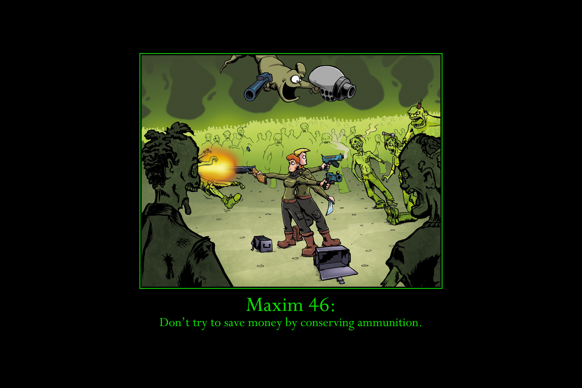 Schlock Mercenary - 2015 Calendar Wallpapers