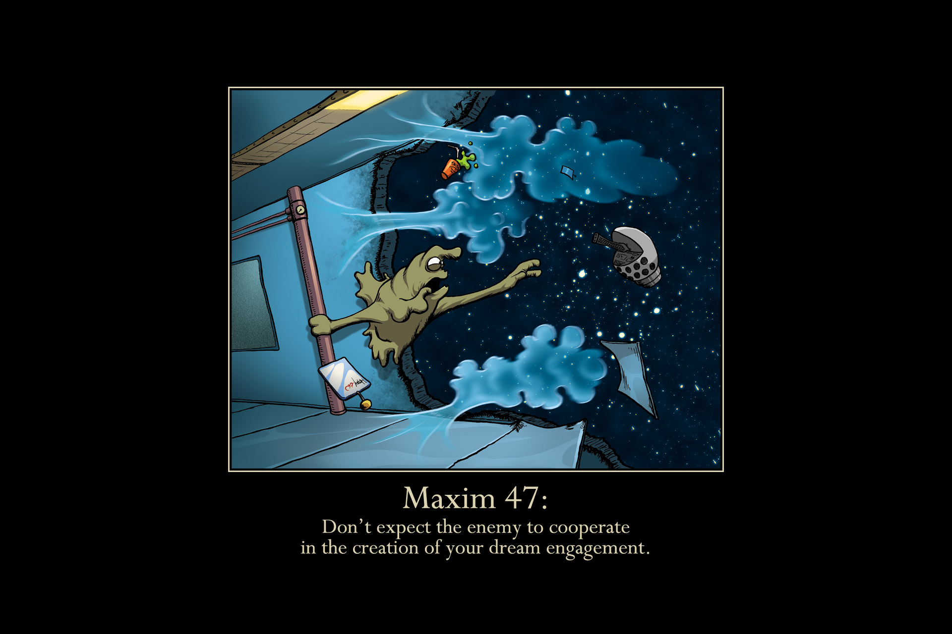 Schlock Mercenary - 2015 Calendar Wallpapers