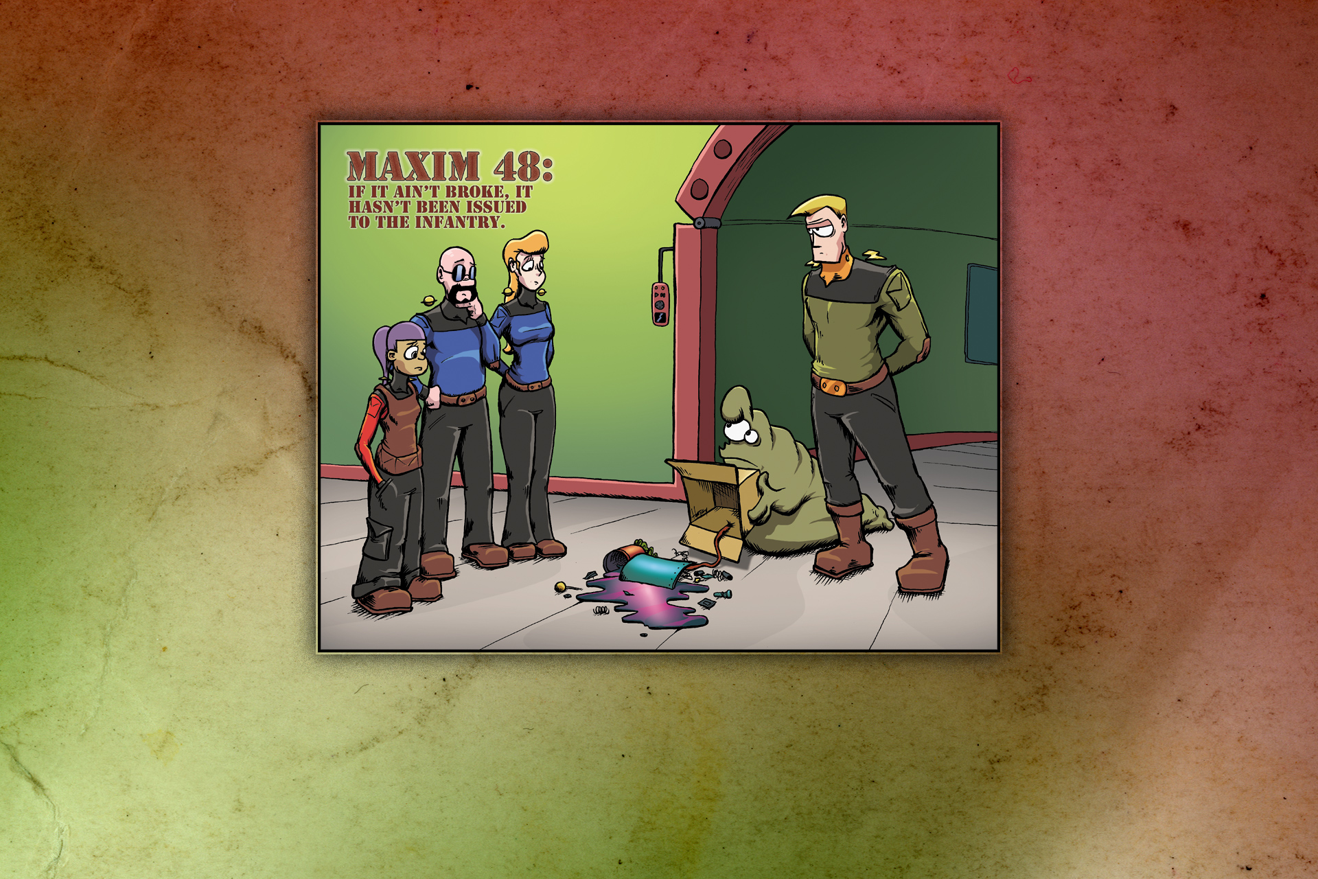 Schlock Mercenary - 2015 Calendar Wallpapers